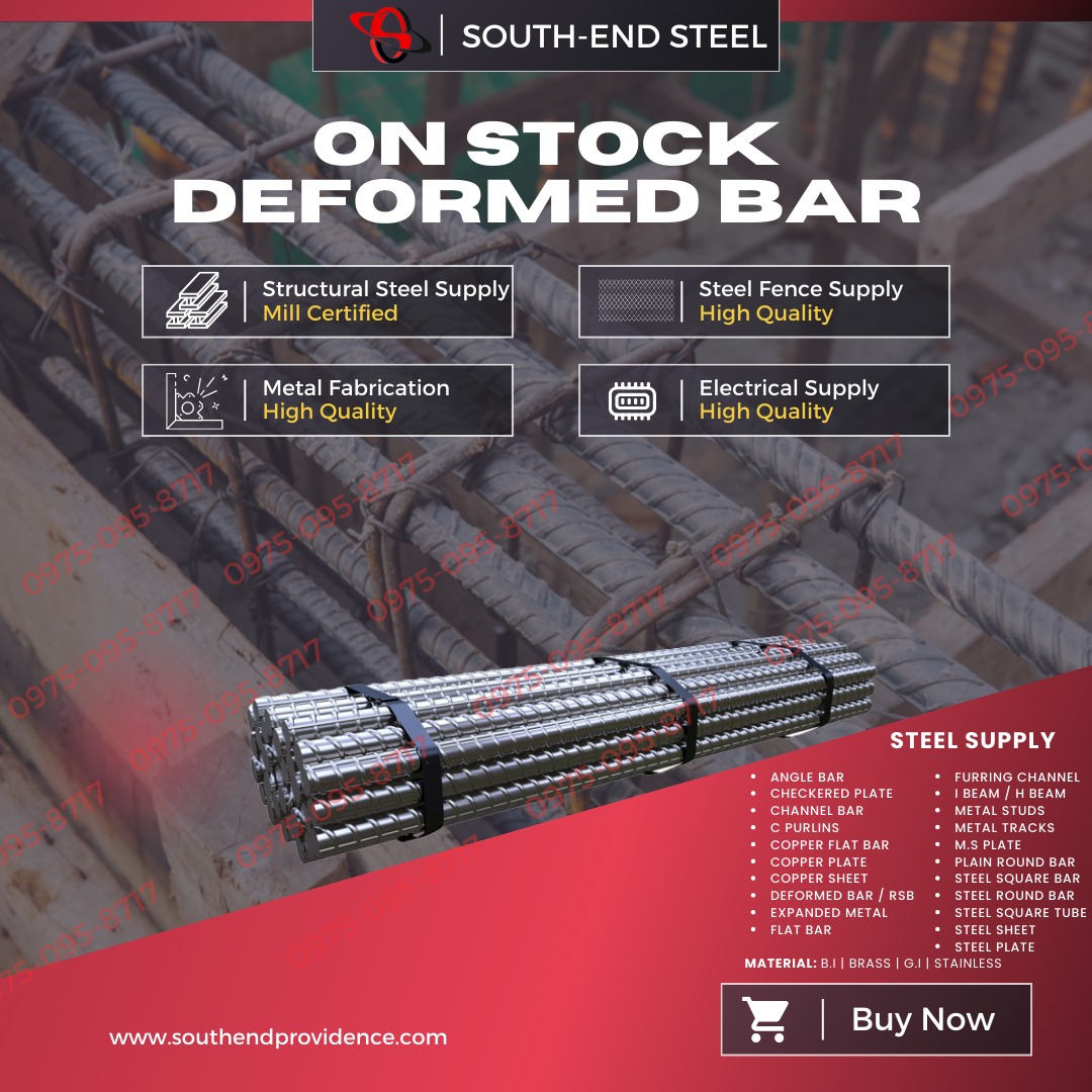 Reinforcing Steel Bars / Corrugated Rebar / Deformed Bar Grade 33 / RSB ...