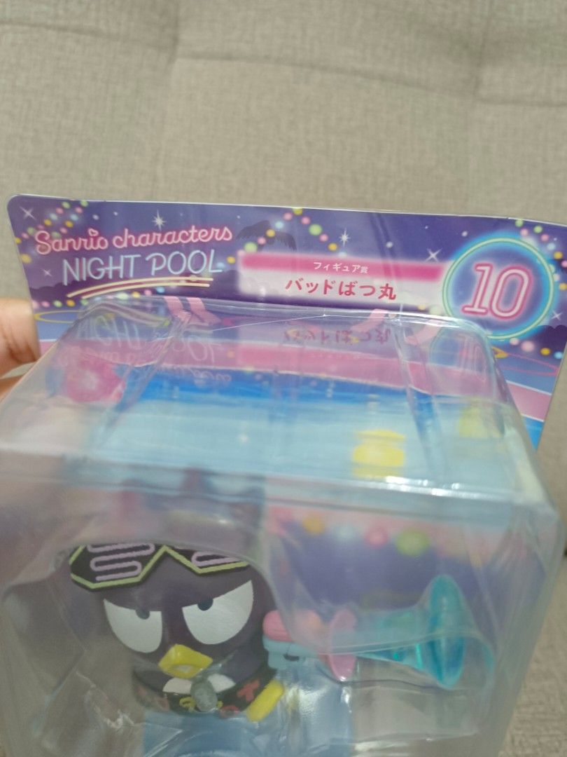 Sanrio Night Pool Happy Kuji Lottery BAD BADTZ-MARU Figure, Hobbies ...