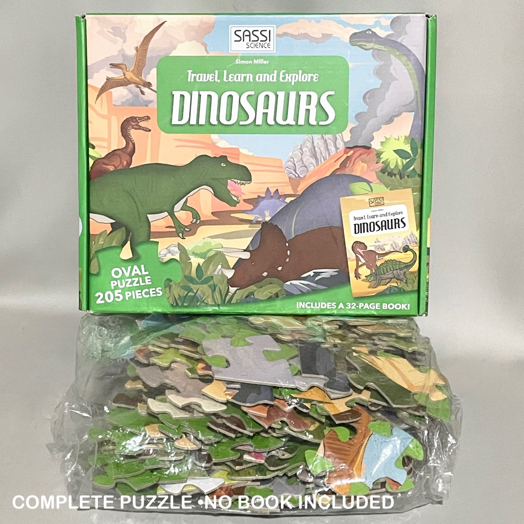 Sassi Science Dinosaurs Jigsaw Puzzle, Hobbies & Toys, Toys & Games on ...