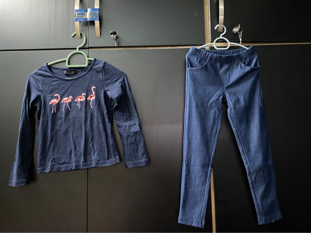 Seed and Padini authentics 120cm Girl Kids Long Sleeve and Long Pants ...