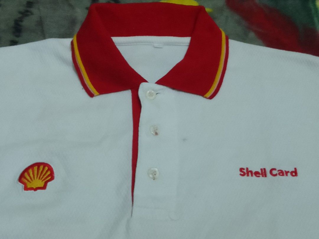 Shell kolar merah putih, Men's Fashion, Tops & Sets, Formal Shirts on ...