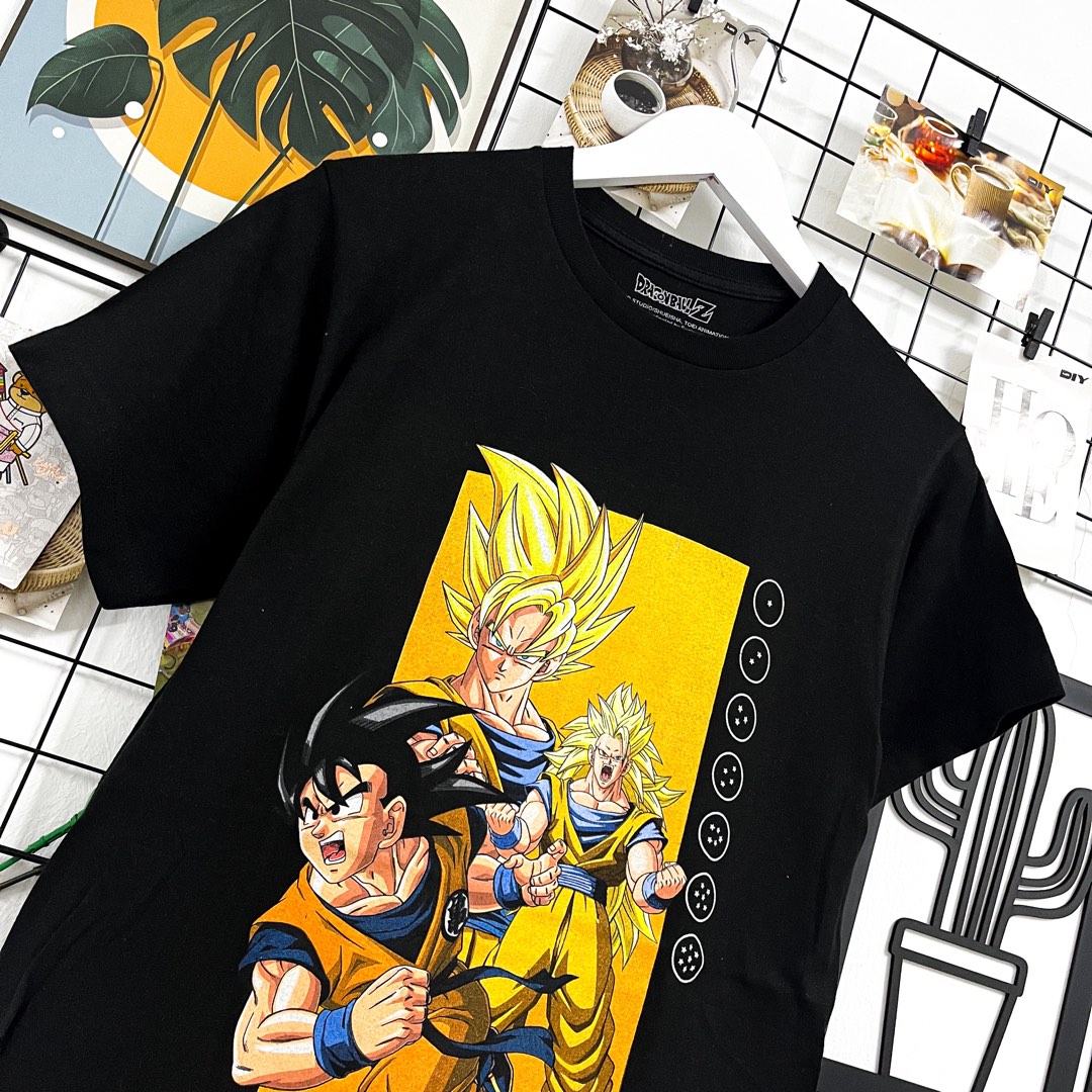 ‘Son Goku’ Super Saiyan Dragonball Z Merchandise, Men's Fashion, Tops ...