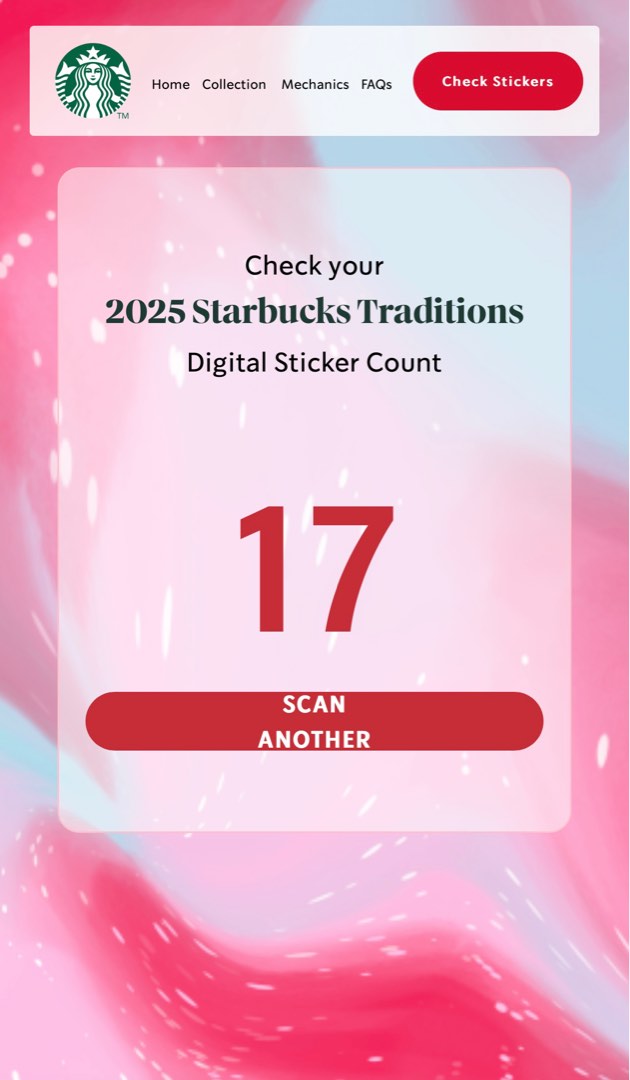 starbucks 2025 sticker complete, Tickets & Vouchers, Store Credits on ...