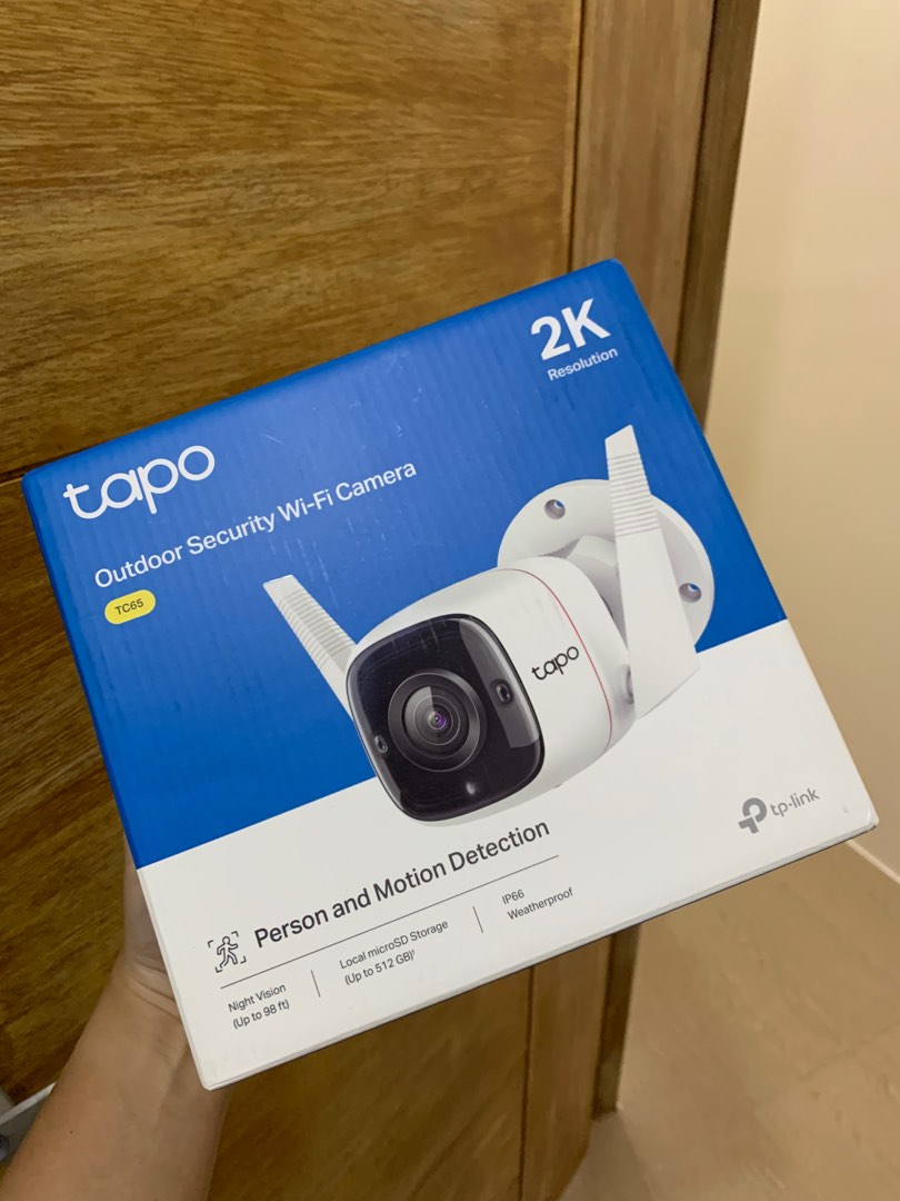 Tapo Outdoor Camera + 128 gb memory card, Furniture & Home Living ...