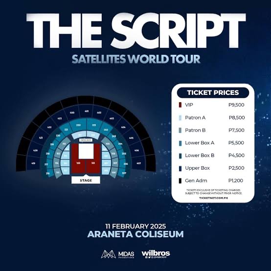 THE SCRIPT SATELLITES WORLD TOUR, Tickets & Vouchers, Event Tickets on ...