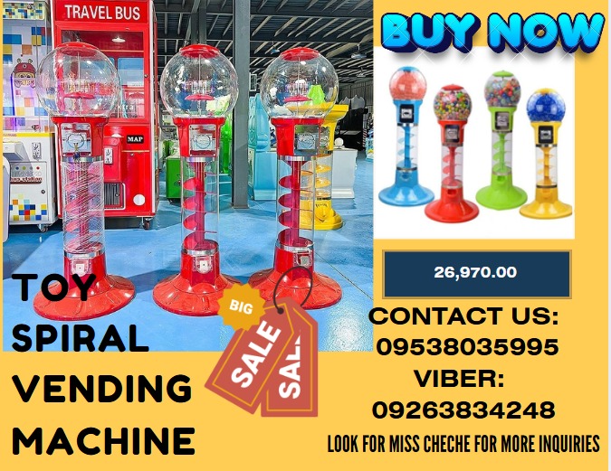 TOY SPIRAL VENDING MACHINE, Everything Else, Others on Carousell