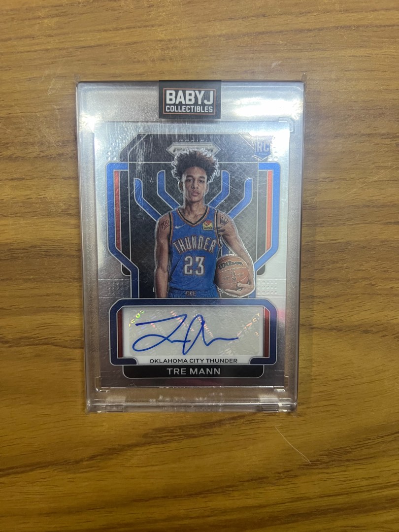 NBA Cards Tre Mann Rookie Auto OKC Hornets, Hobbies & Toys, Toys ...