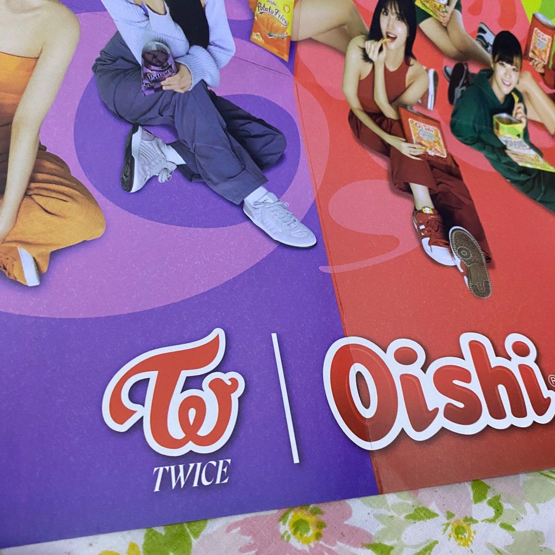 Twice x Oishi Poster, Hobbies & Toys, Memorabilia & Collectibles, K ...