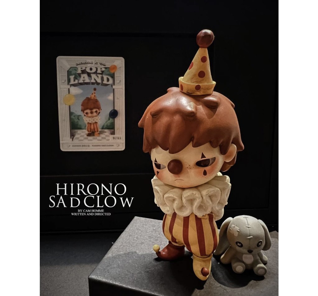 WTS Hirono Popland Sad Clown, Hobbies & Toys, Toys & Games on Carousell