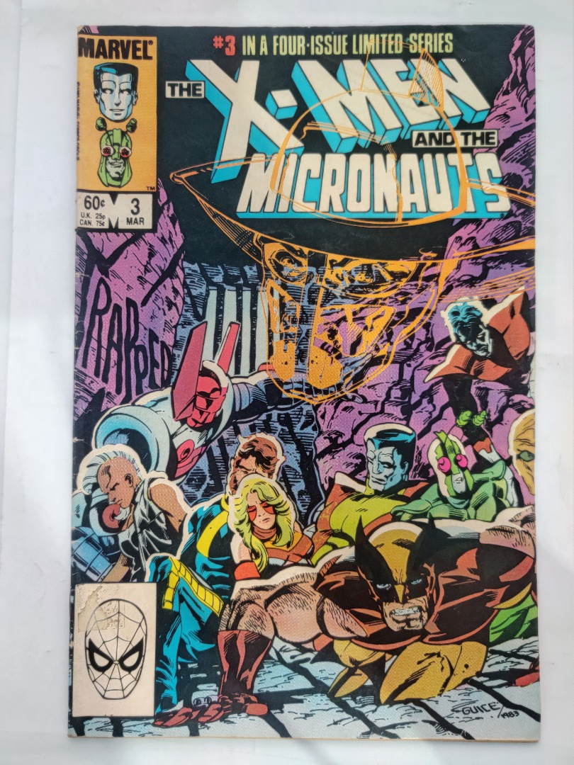 X-Men and the Micronauts Vol. 1 (1984) #3, Hobbies & Toys, Books ...