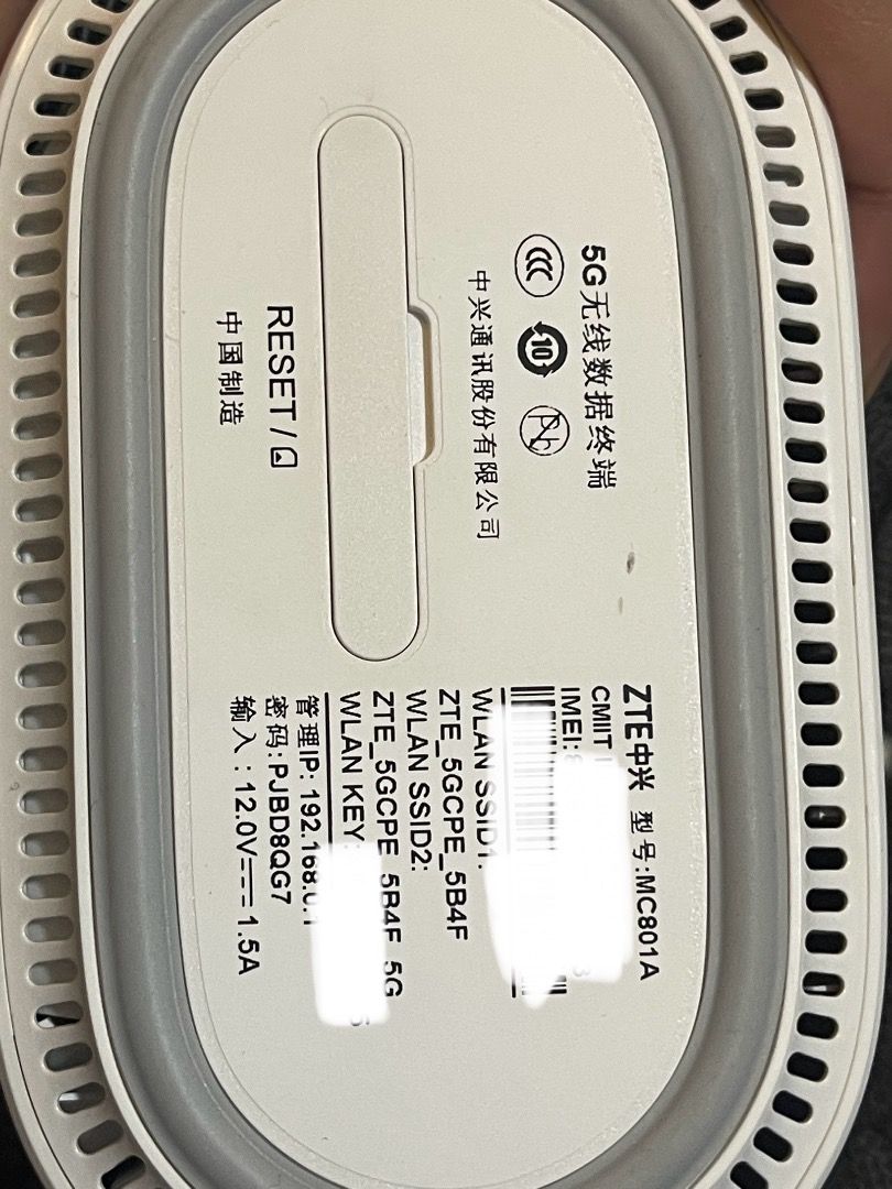 ZTE 5G CPE Pro WIFI6 router 4G LTE Open-line Smart Globe MC801A. Fast ...