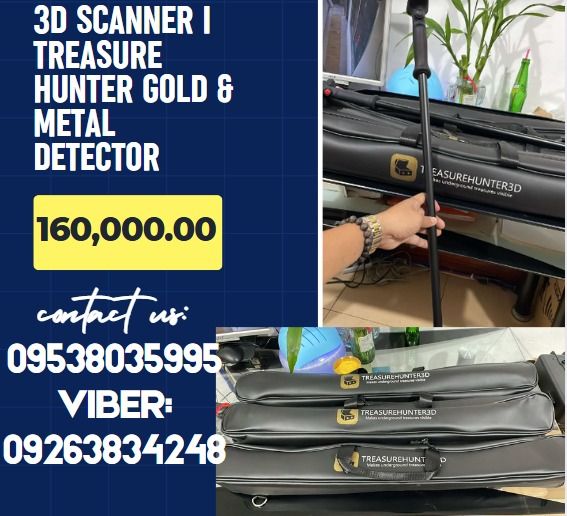 3D SCANNER I TREASURE HUNTER GOLD & METAL DETECTOR, Commercial ...