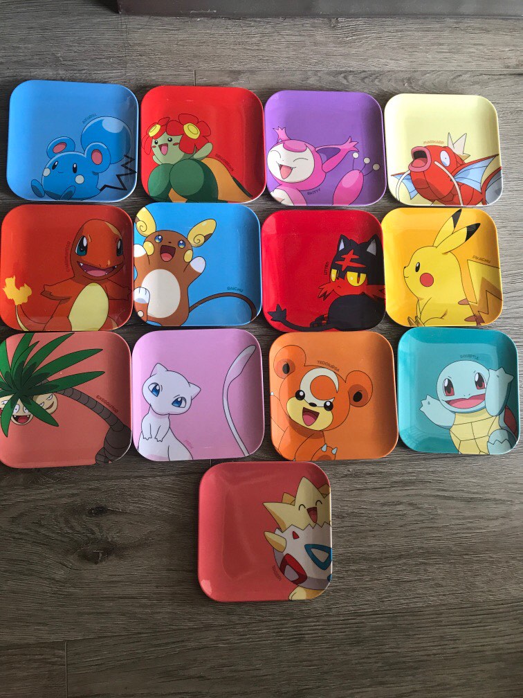 7 eleven pokemon plate (whole set), Furniture & Home Living ...