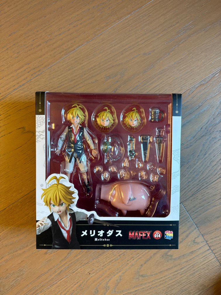 七大罪 梅利奧達斯 Rare The Seven Deadly Sins Meliodas Figure MAFEX NO.14 ...