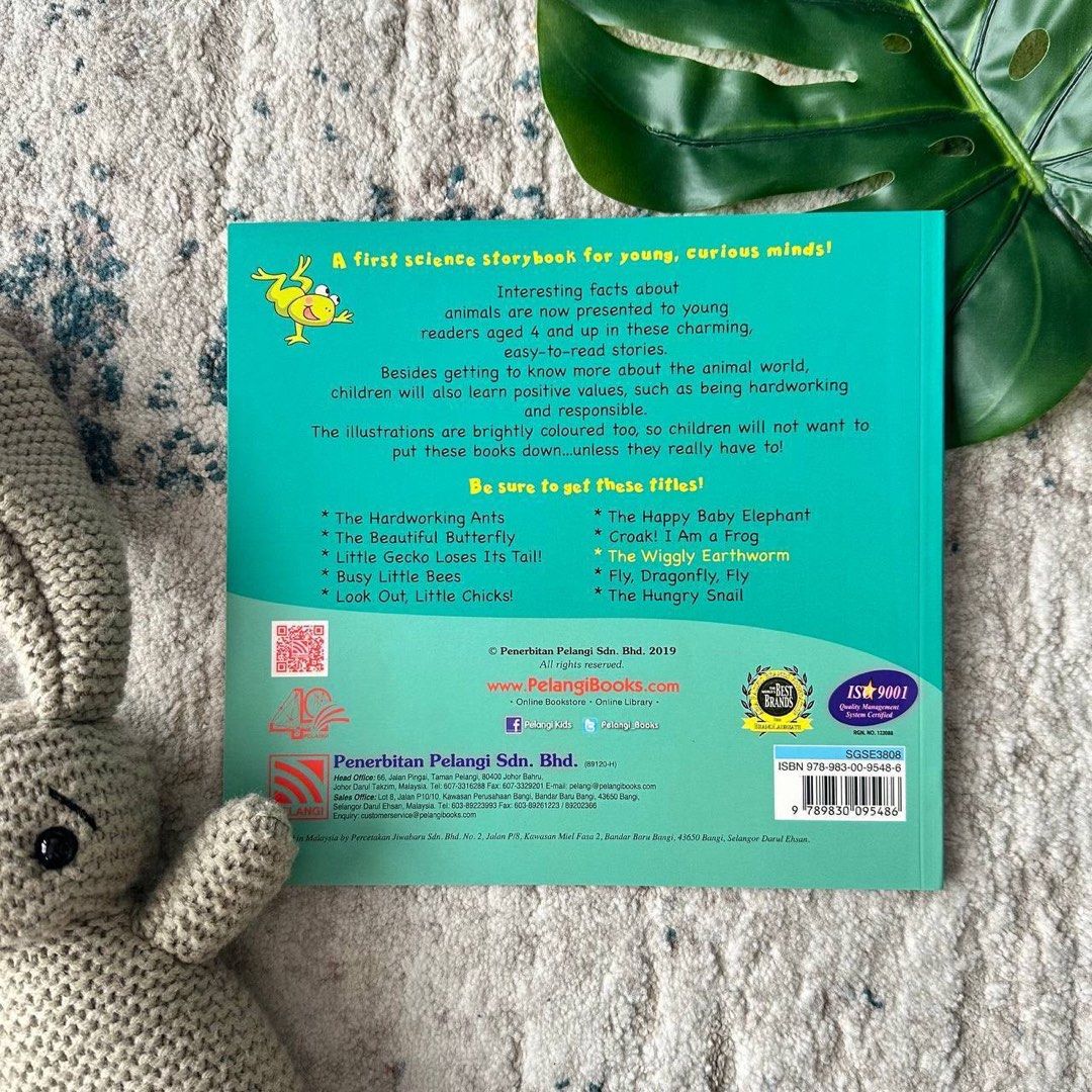 Hello Animals! “The Wiggly Earthworm” (a first science storybook ...