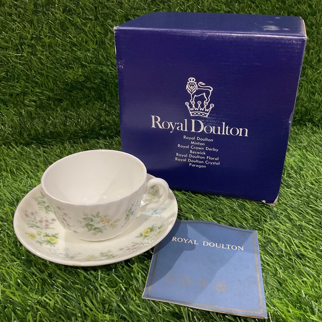 A52 Royal Doulton Minton 1793 England Limited Edition Spring Valley Pink Purple Yellow Blue ...