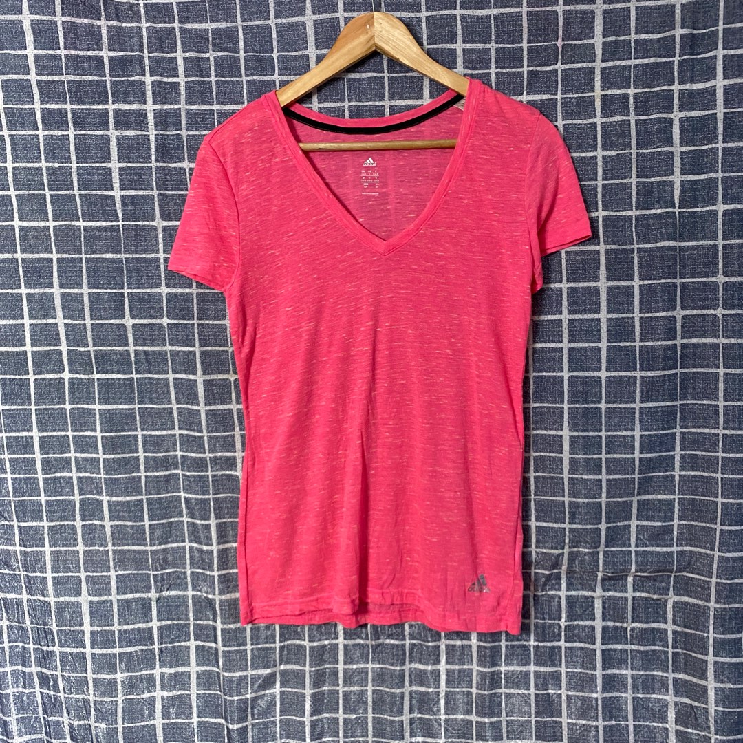 Adidas dri fit pink, Women's Fashion, Tops, Shirts on Carousell