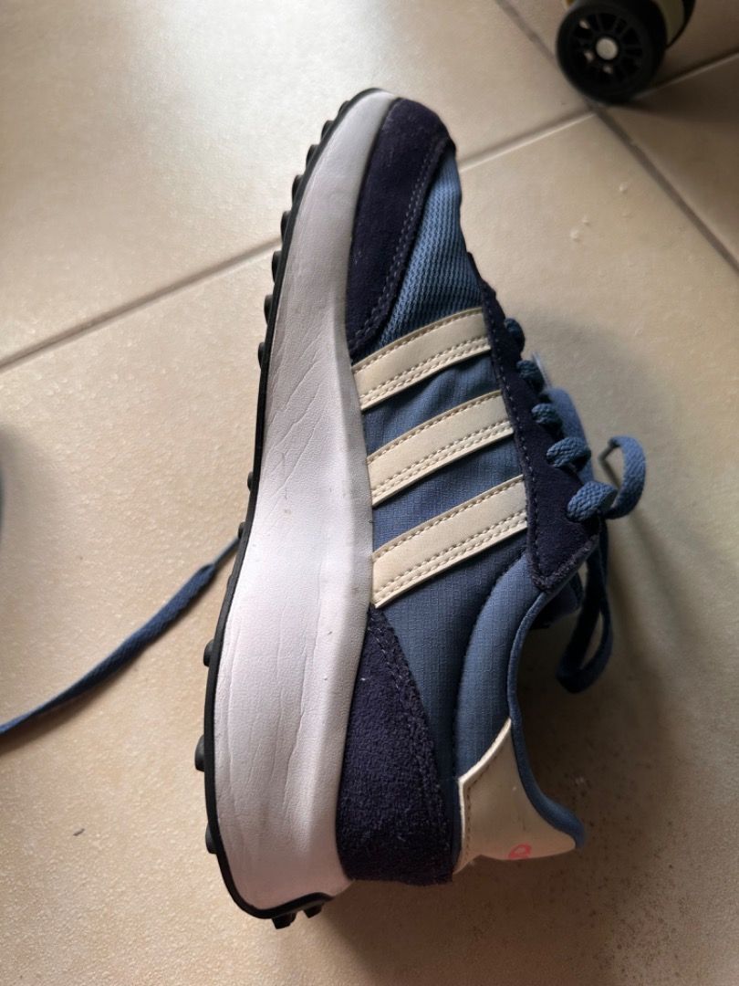 Adidas RUN original 70's women navy blue white size US 6/ 23cm, Women's Fashion, Footwear ...