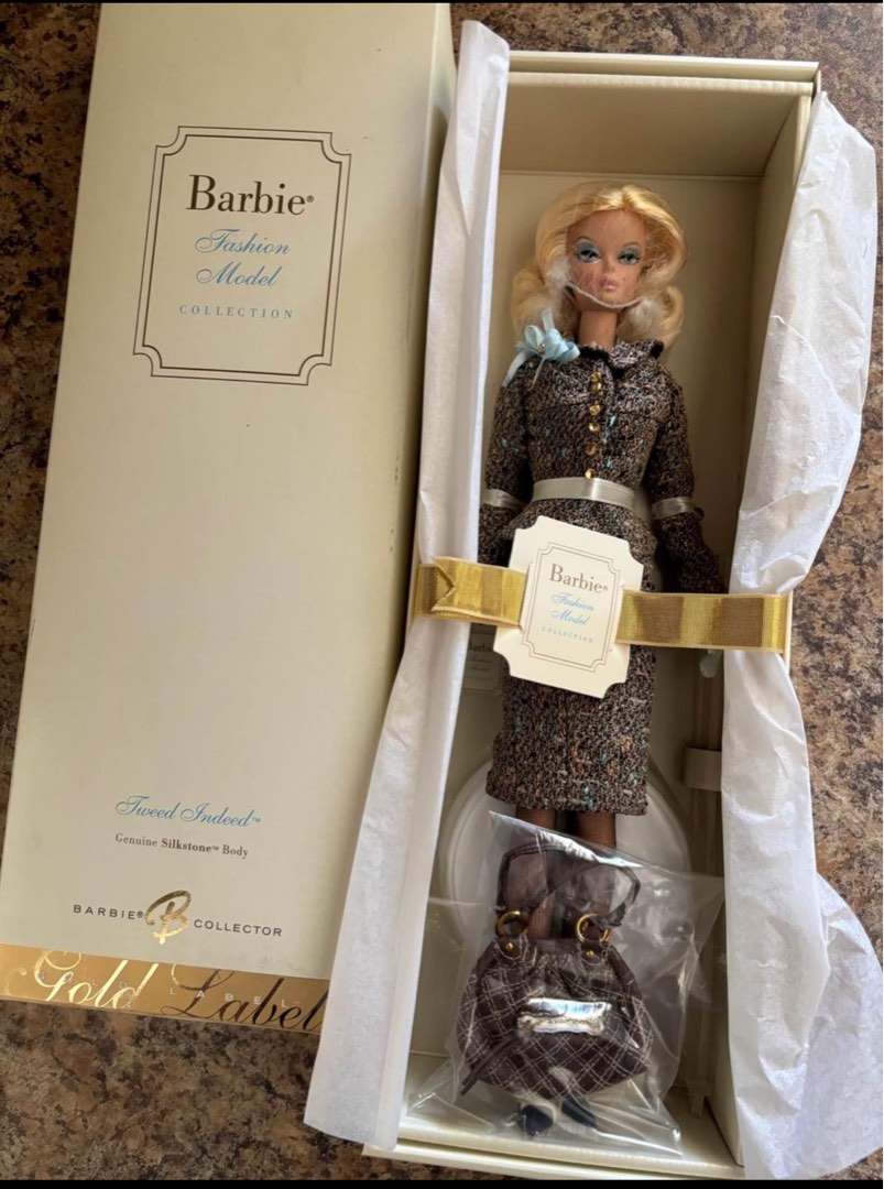 Barbie Silkstone Tweed Gold Label, Hobbies & Toys, Toys & Games on ...