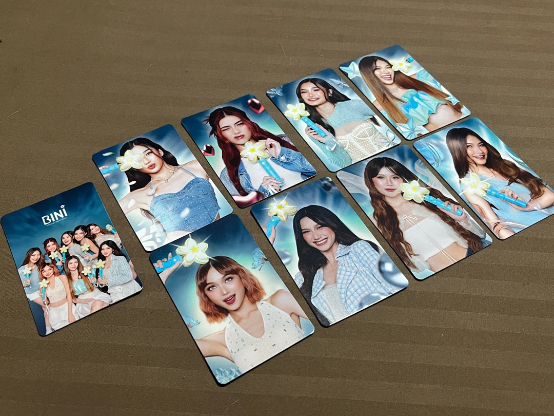 Bini Lightstick Photocards, Hobbies & Toys, Memorabilia & Collectibles ...