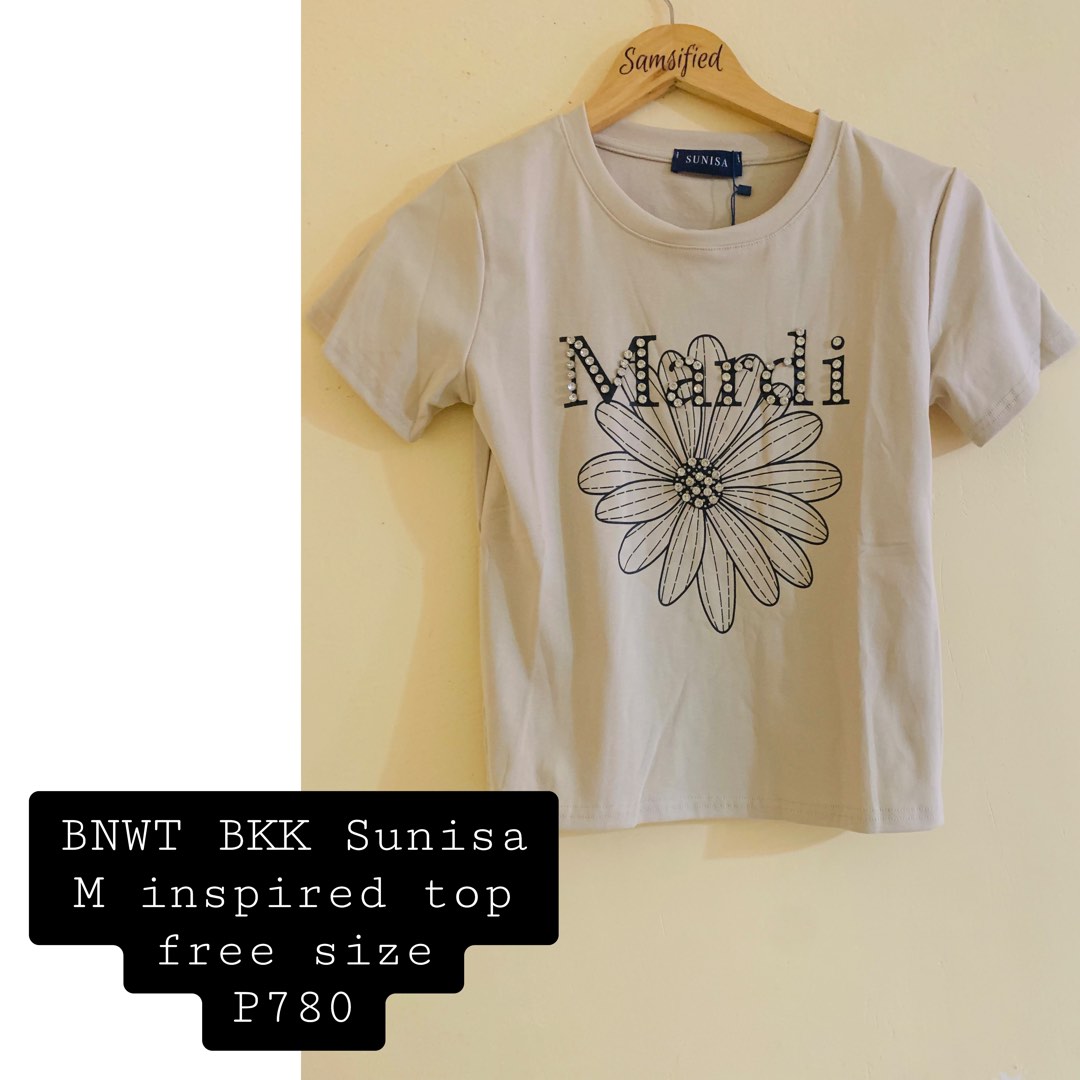 BKK inspired bejeweled top, Women's Fashion, Tops, Shirts on Carousell