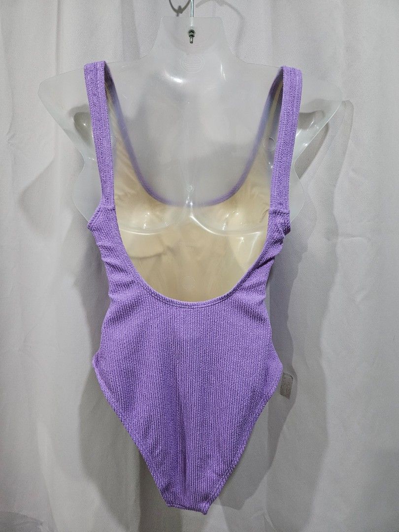 BODY by Cotton On Crinkle swimsuit purple violet bathing suit, Women's ...