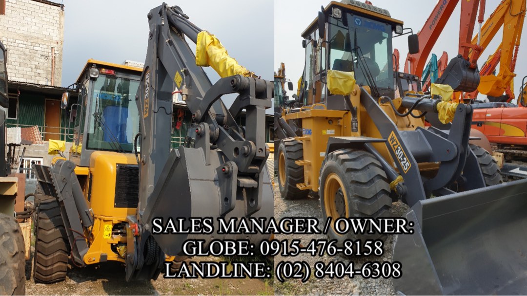 Brand new 0.3 and 1 cubic Backhoe loader XCMG WZ30-25 and more brandnew ...