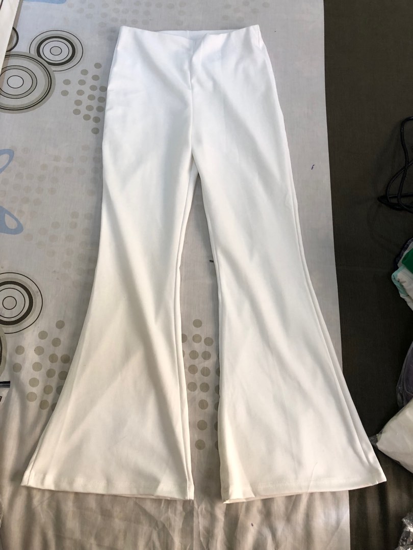 Brand New BSCO Flare Pants White, Women's Fashion, Bottoms, Other ...