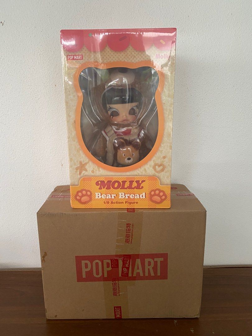 Brand new Popmart Molly Bear Bread plush doll, Hobbies & Toys, Toys ...