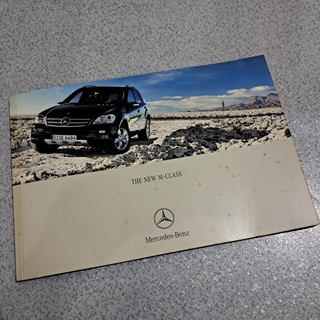 Buku 76 halaman Brosur flyer original Mercedes Benz The New M Class ...