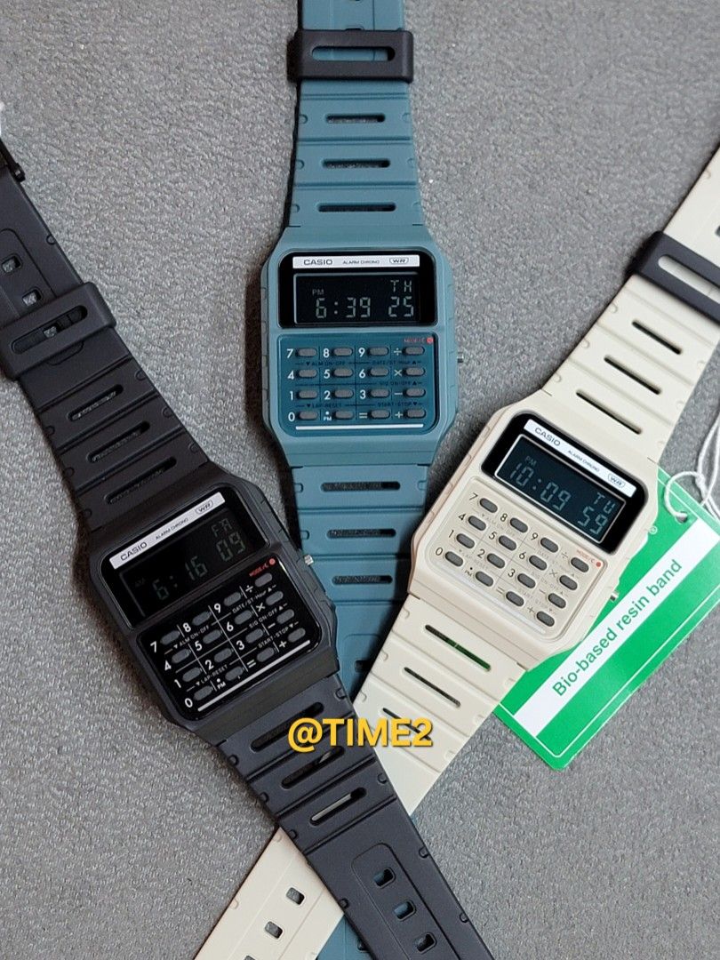 Casio 計數機錶 Vintage Style Calculator Watch CA-53WB-8B CA53WB-8B CA-53WB-3B CA53WB-3B CA-53WB-1B ...