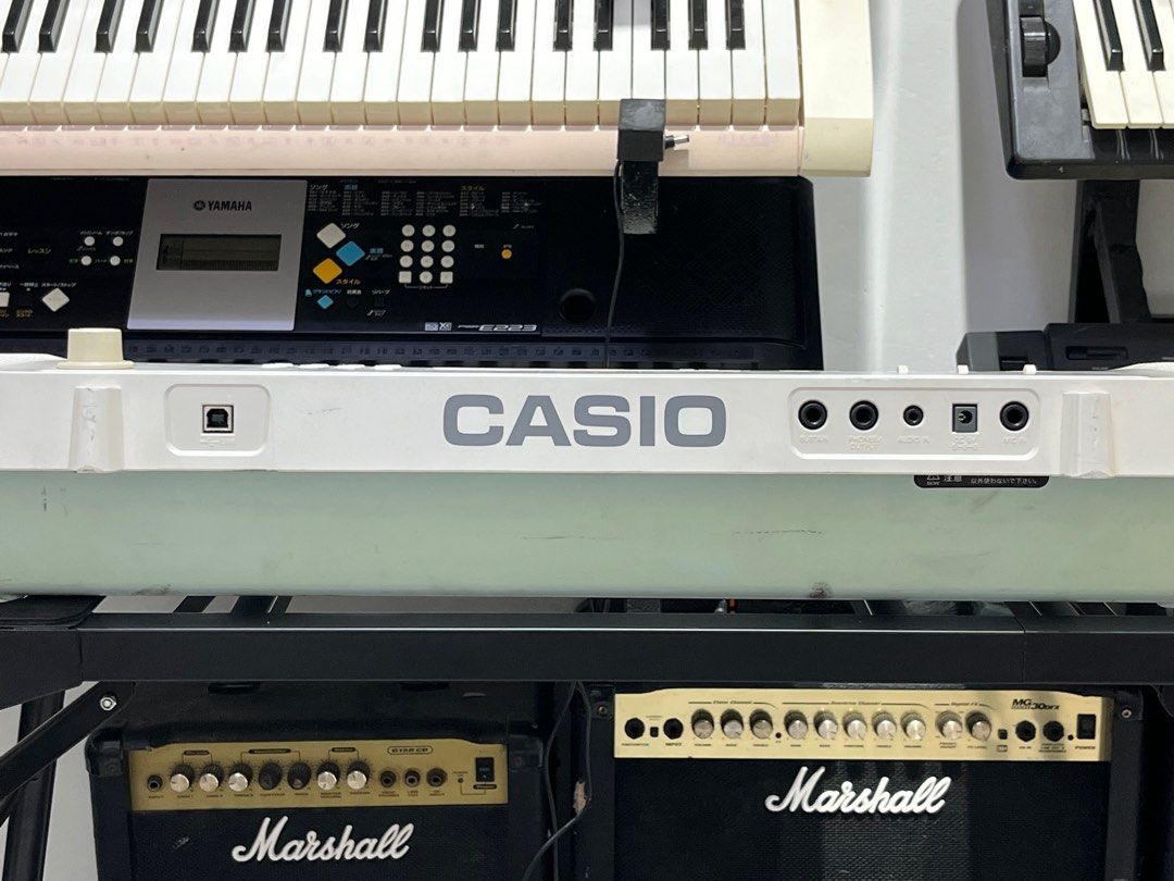 Casio LK-108 Piano Keyboard Organ Semi Weighted 61 Keys Touch Response, Hobbies & Toys, Music ...