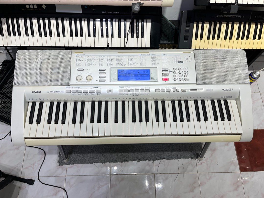 Casio LK-208 Piano Keyboard Organ 61 Semi Weighted Keys, Hobbies & Toys, Music & Media, Musical ...