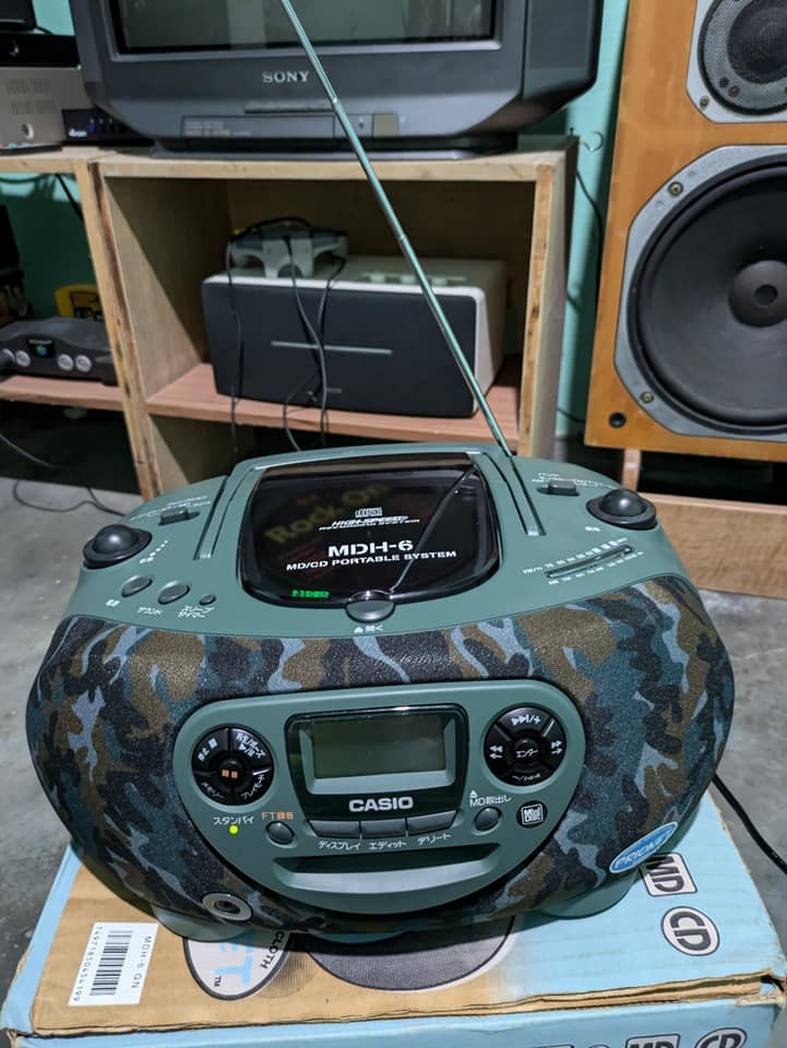 Casio mdh-6 radio, cd and md player, Audio, Portable Music Players on ...