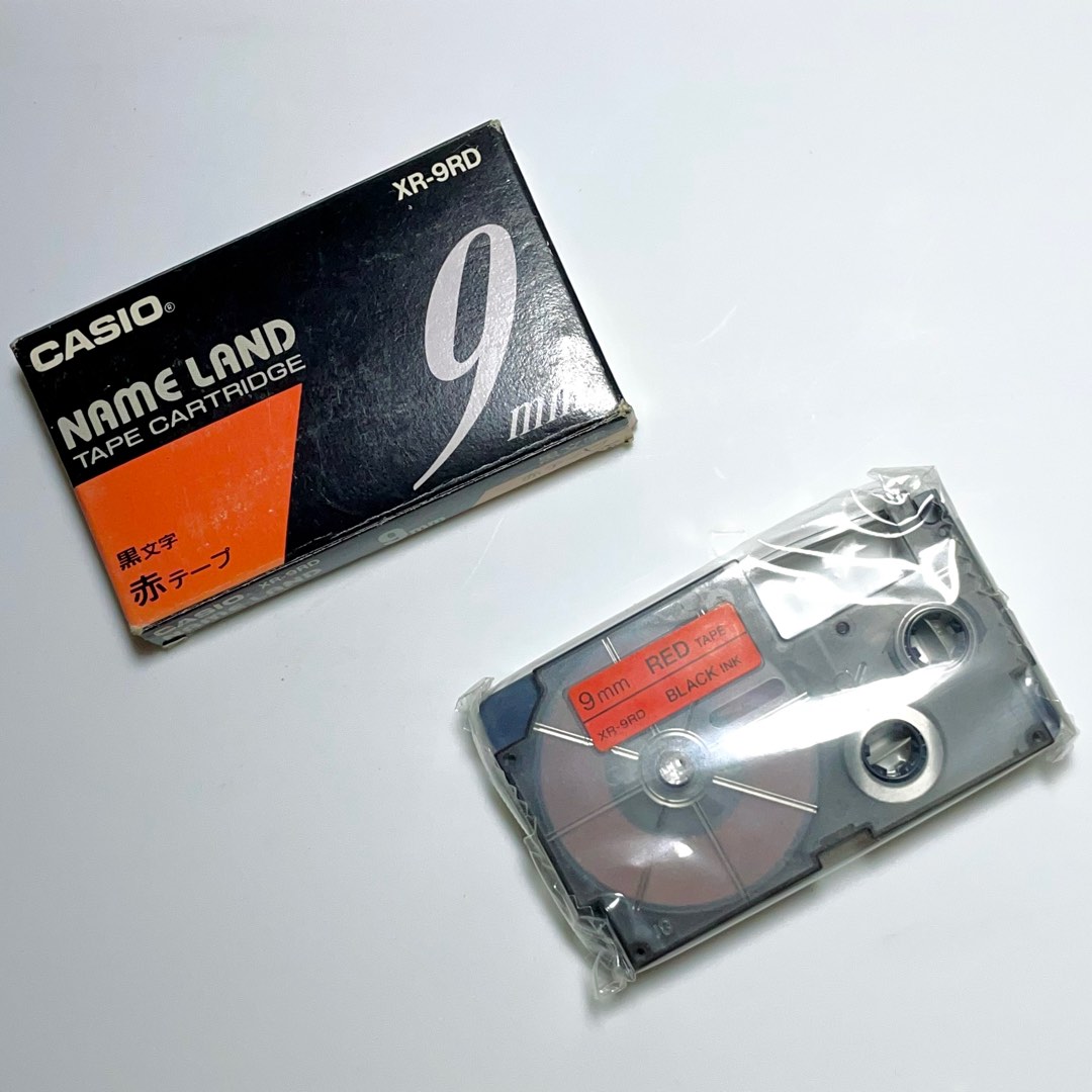 CASIO Name Land Tape Cartridge XR-9RD, Hobbies & Toys, Stationary ...
