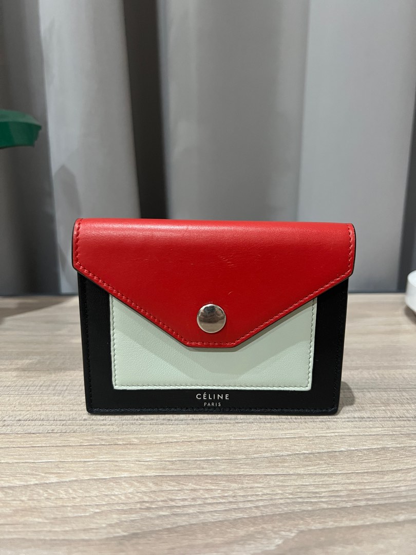 CELINE Card Envelope Compact Wallet, Luxury, Bags & Wallets on Carousell