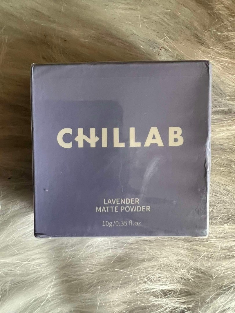 Chillab Kit: Lavender Matte Powder (10g) and Max Cloudy Puff, Beauty ...