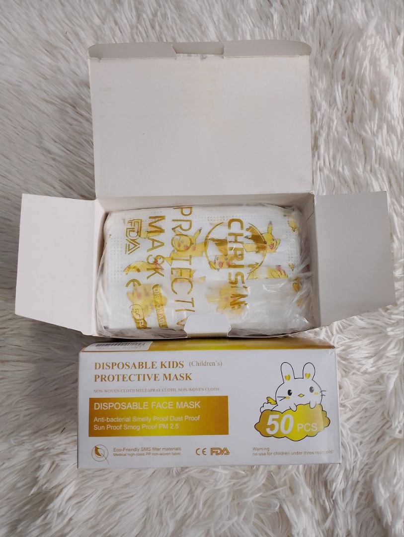 CHRISTINE PROTECTIVE FACEMASK FOR KIDS, Health & Nutrition, Medical ...