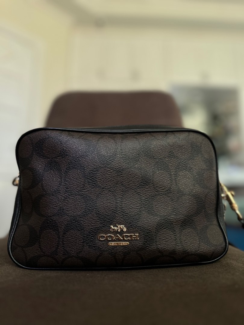 Coach Jes Crossbody In Signature Canvas, Luxury, Bags & Wallets on ...