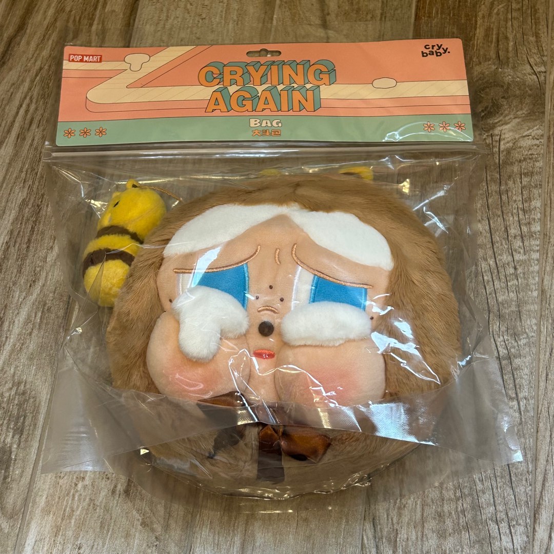 Crybaby Crying Again Big Head Bag Bee, Women's Fashion, Bags & Wallets ...