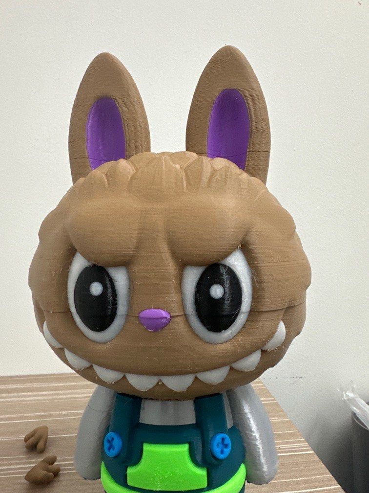 Customised Labubu 3d printed 35cm, Hobbies & Toys, Toys & Games on ...