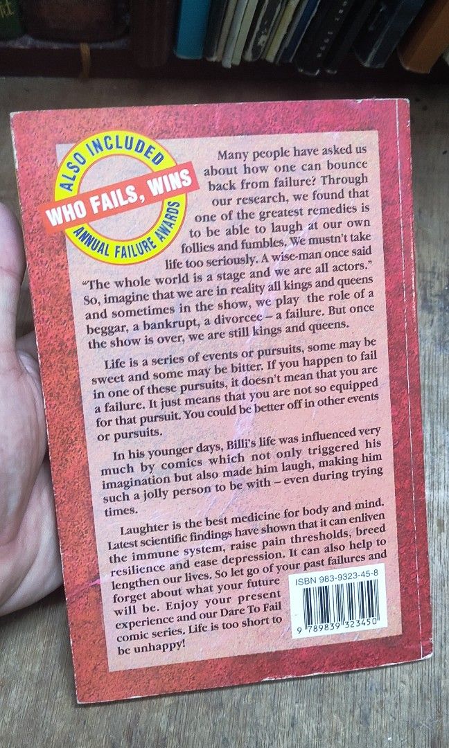 Dare to Fail Inspirational Comic by Billi P. S. Lim, Hobbies & Toys ...