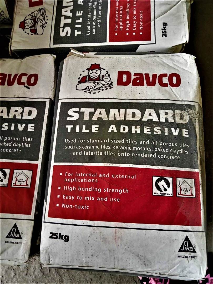 DAVCO STANDARD TILE ADHESIVE, Commercial & Industrial, Construction ...