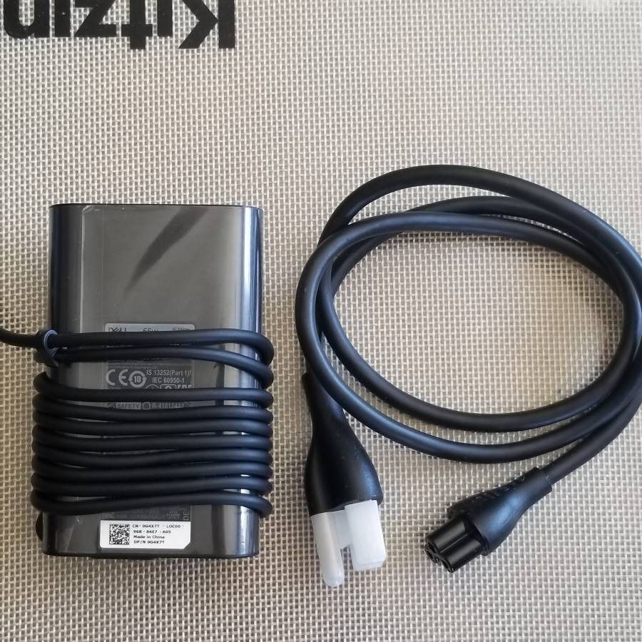 DELL (big tip with center pin) AC adapter / Charger for DELL Laptop ...