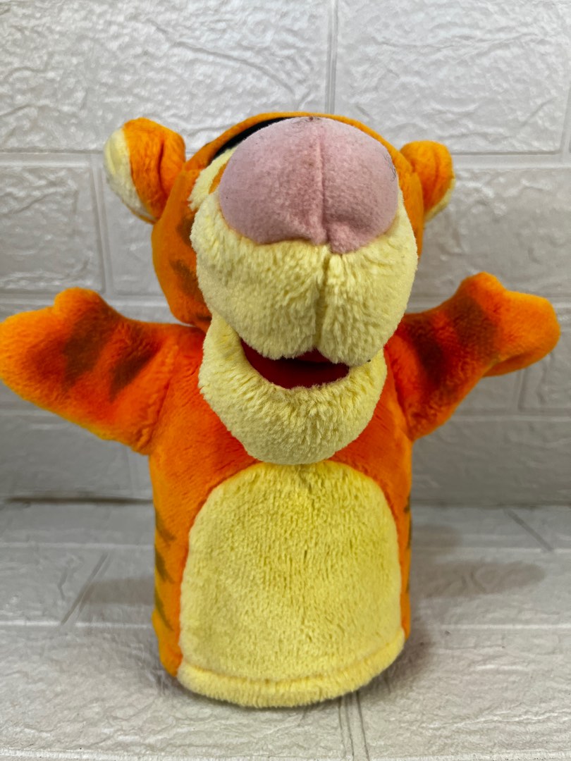 Disney Classic Winnie The Pooh and Friends: Tigger Hand Puppet x Plush ...