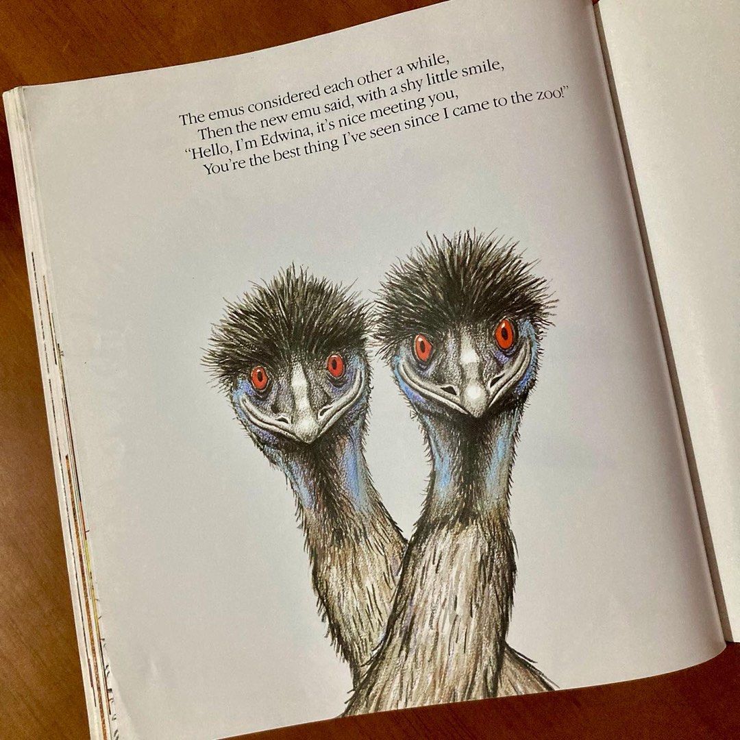 Edward the Emu by Sheena Knowles, Illustrated by Rod Clement (Vintage ...