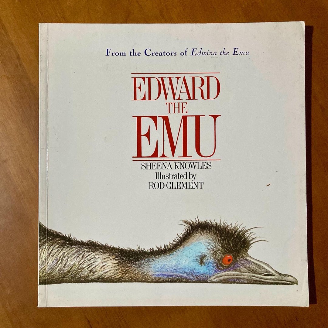 Edward the Emu by Sheena Knowles, Illustrated by Rod Clement (Vintage ...