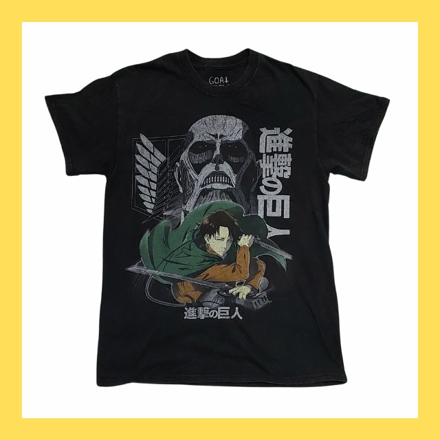 Goat Crew Attack on Titan Levi Ackerman, Men's Fashion, Tops & Sets ...