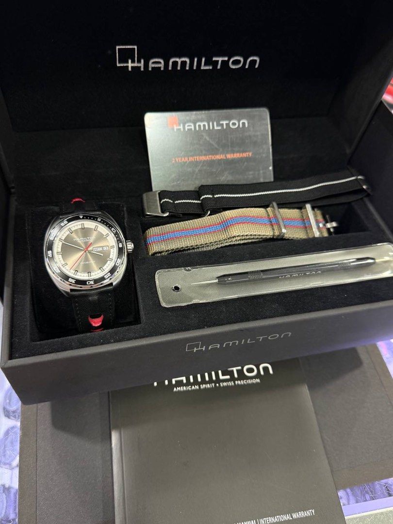 HAMILTON AMERICAN CLASSIC PAN EURO SWISS MADE AUTOMATIC, Men's Fashion ...