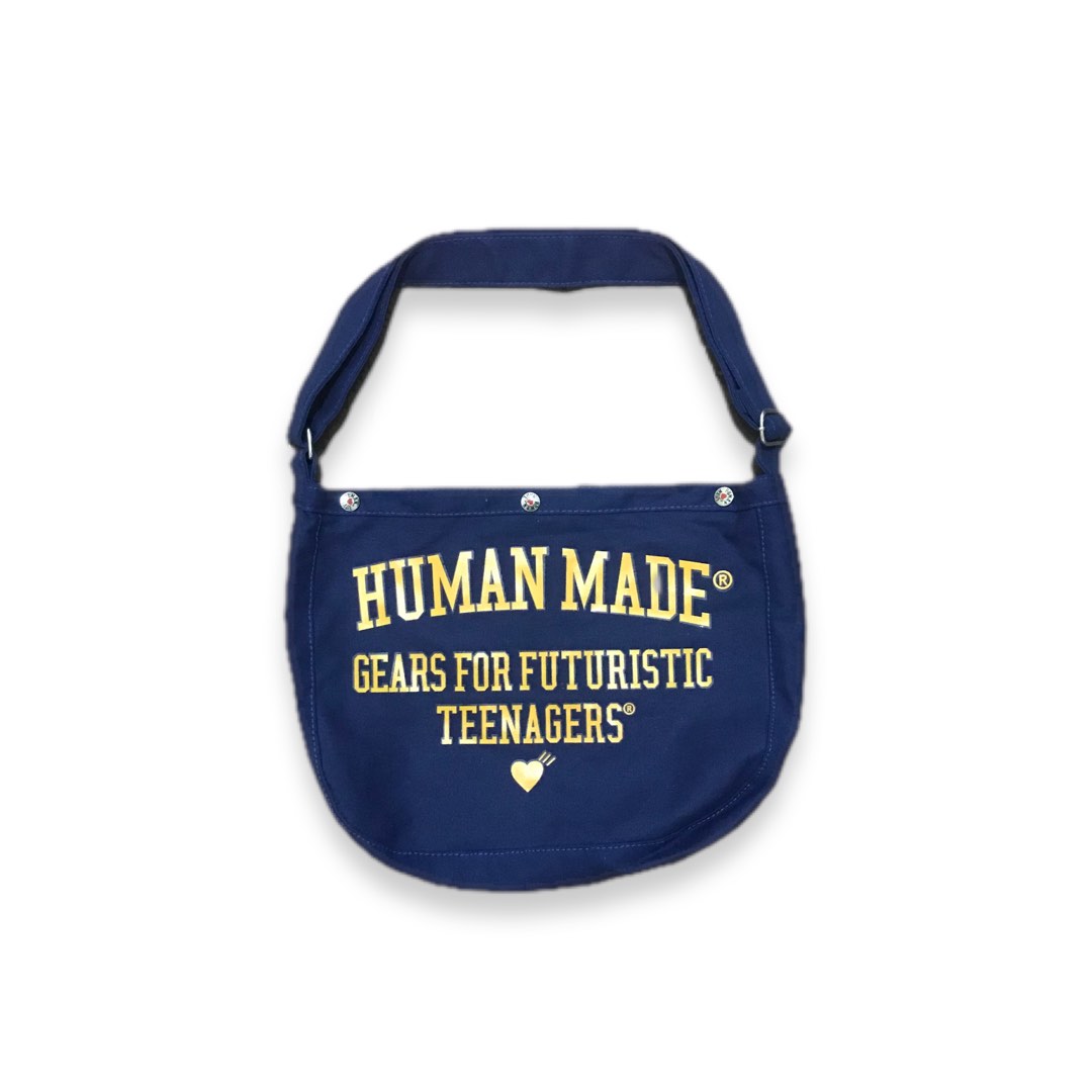 HUMAN MADE Shoulder Bag - Navy Blue, Women's Fashion, Bags & Wallets ...